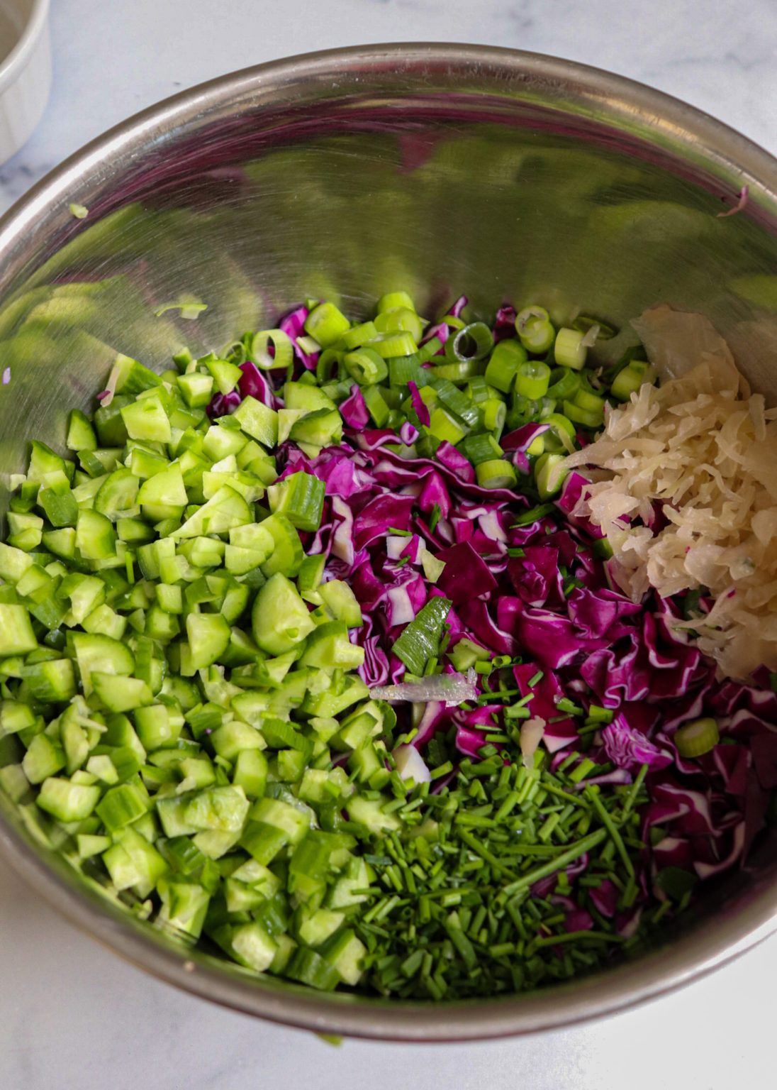 Pink Princess Salad (with creamy vegan beet herb dressing) - Justine ...