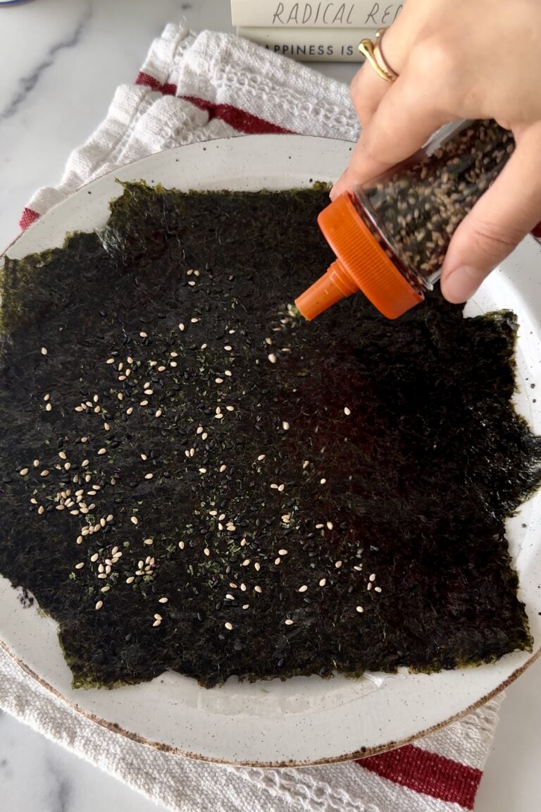 Crispy Air Fryer Rice Paper Seaweed Snacks: Packed with B12! - Justine ...
