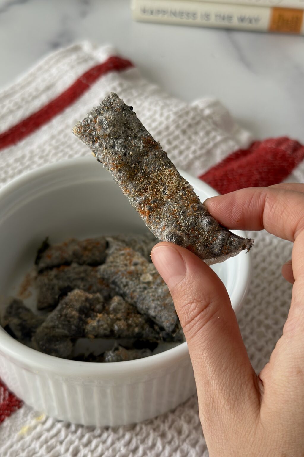 Crispy Air Fryer Rice Paper Seaweed Snacks: Packed with B12! - Justine ...